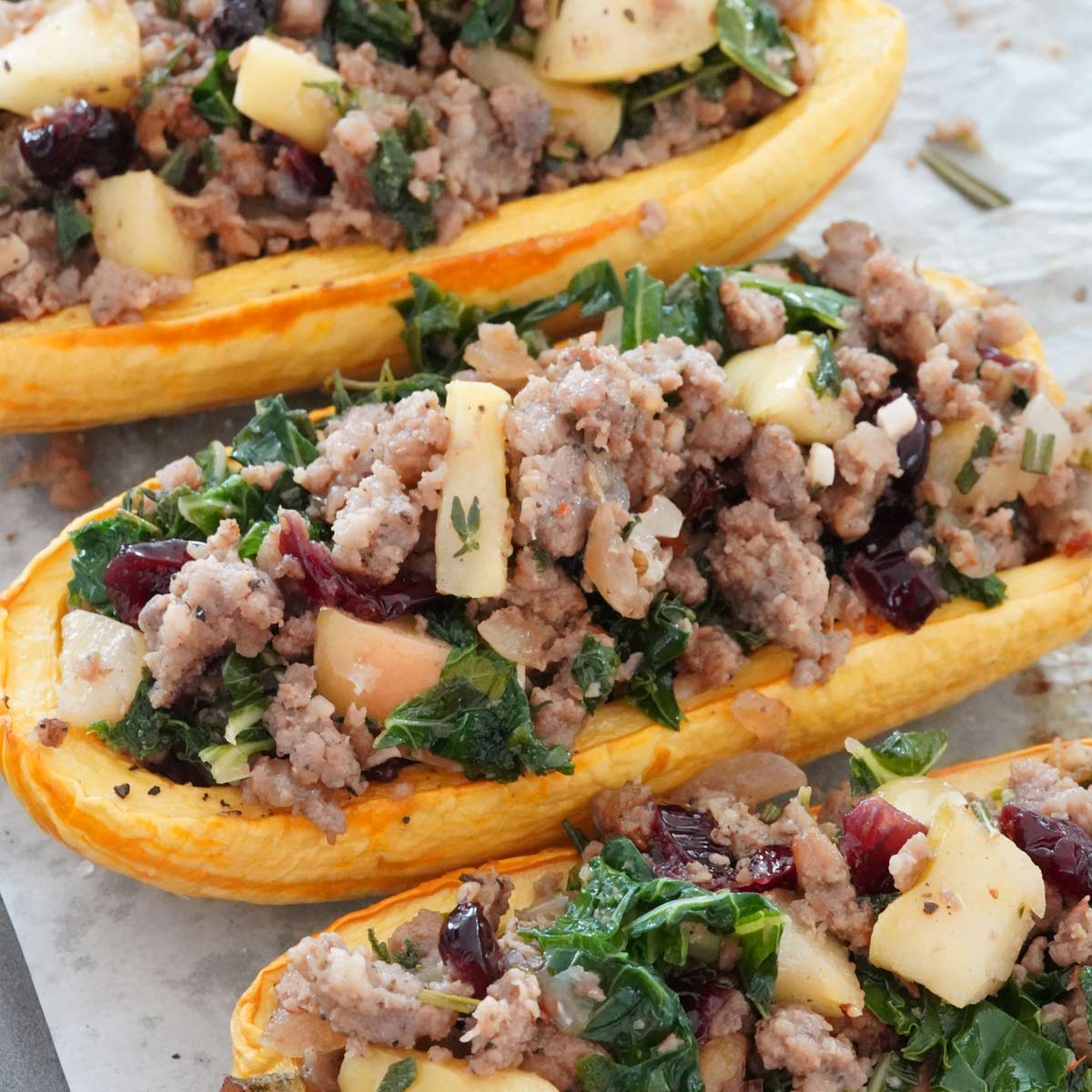Sausage Stuffed Delicata Squash Delightfully Low Carb Sausage Stuffed Delicata Squash Delightfully Low Carb