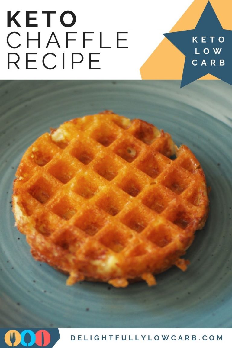 The Best Basic Keto Chaffles Recipe (2g net carbs) - Delightfully Low Carb