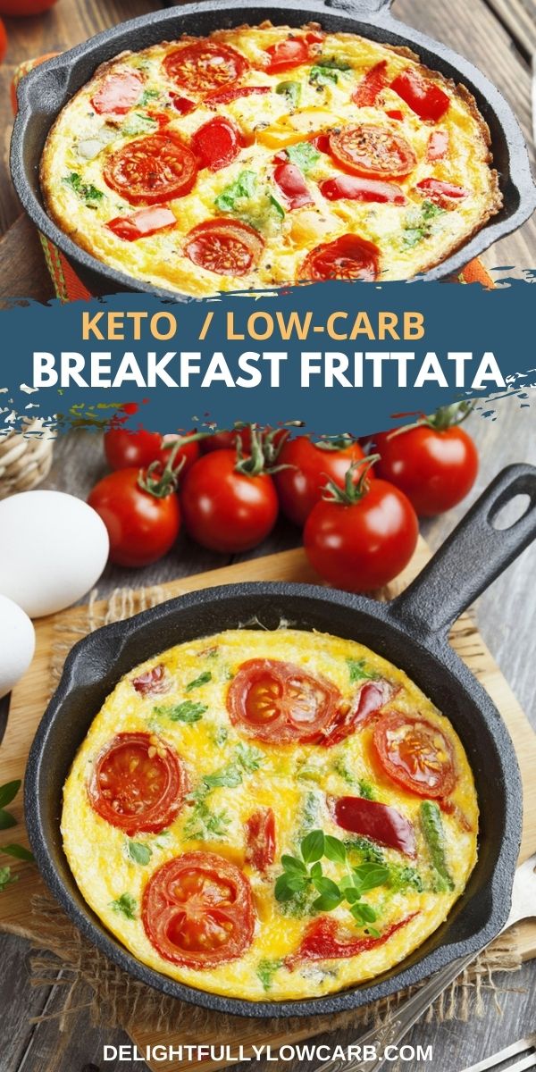 Keto Frittata - Easy Breakfast Idea - Delightfully Low Carb