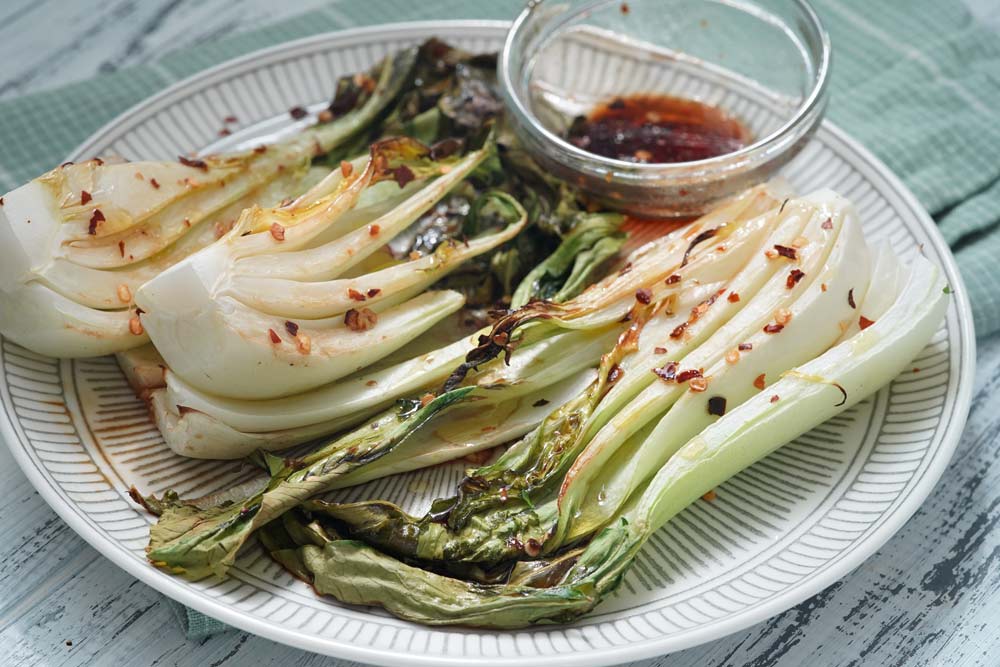Roasted Bok Choy - Delightfully Low Carb