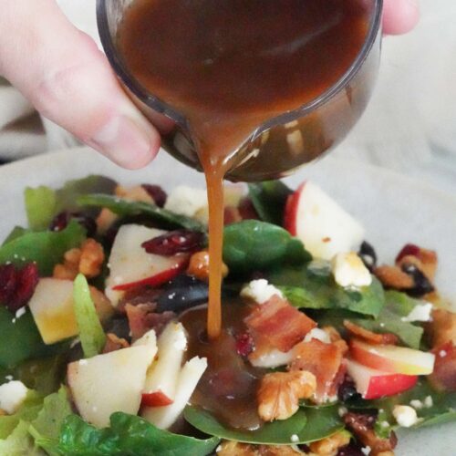 Maple Balsamic Dressing (Perfect for Salads & Marinades) - Delightfully ...
