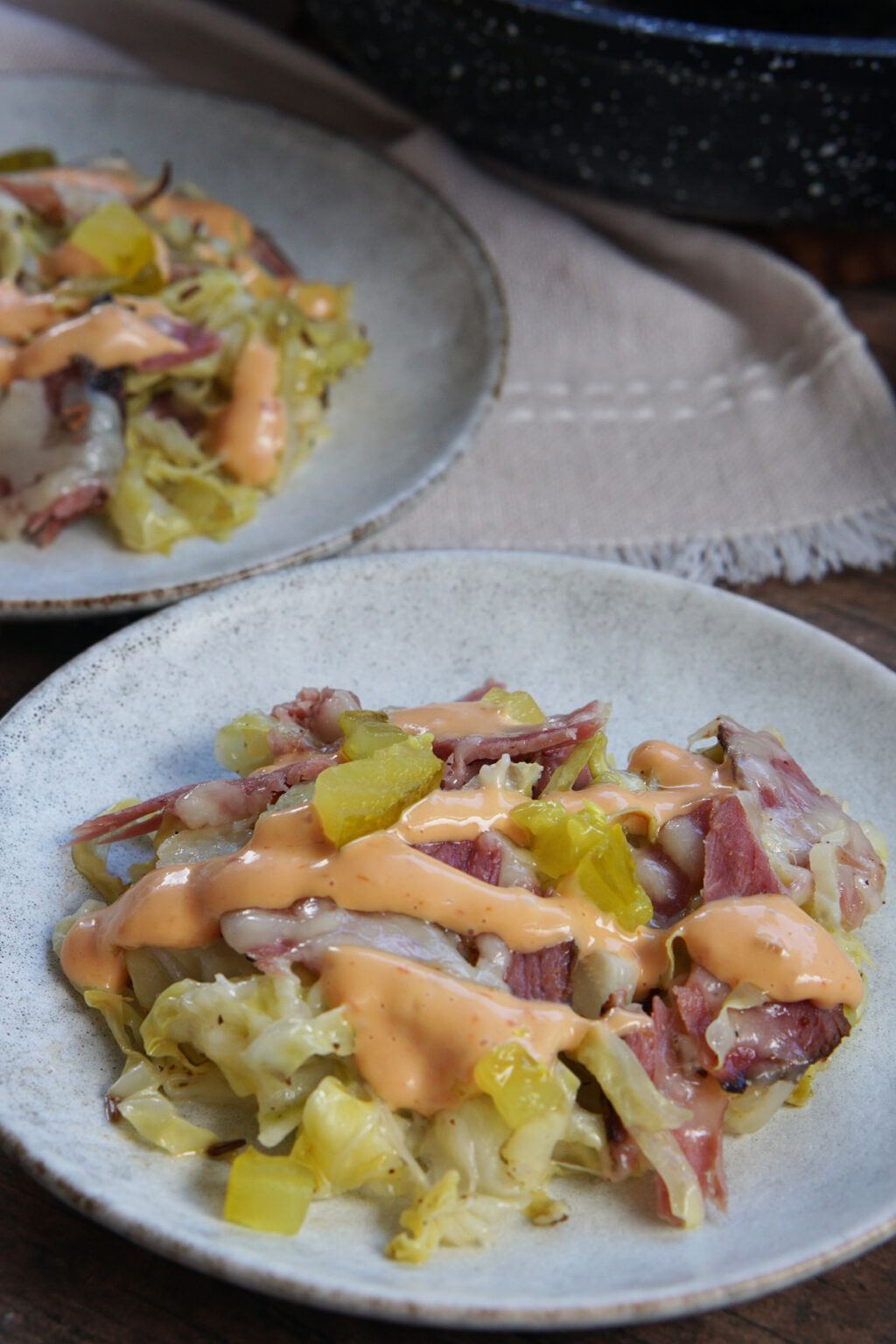 Delicious Low-Carb Reuben Bowl - Delightfully Low Carb