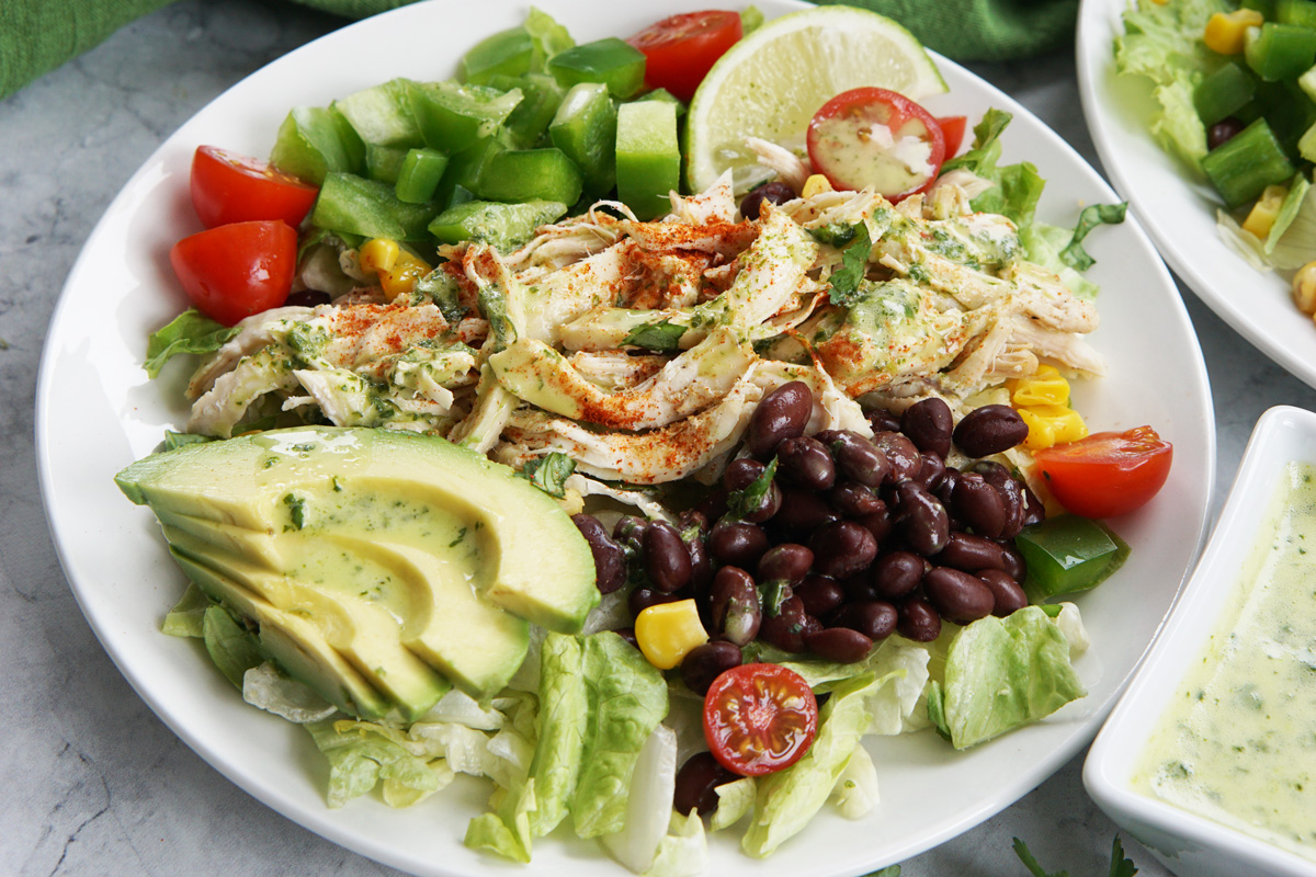 Southwestern Chicken Bowl - Delightfully Low Carb